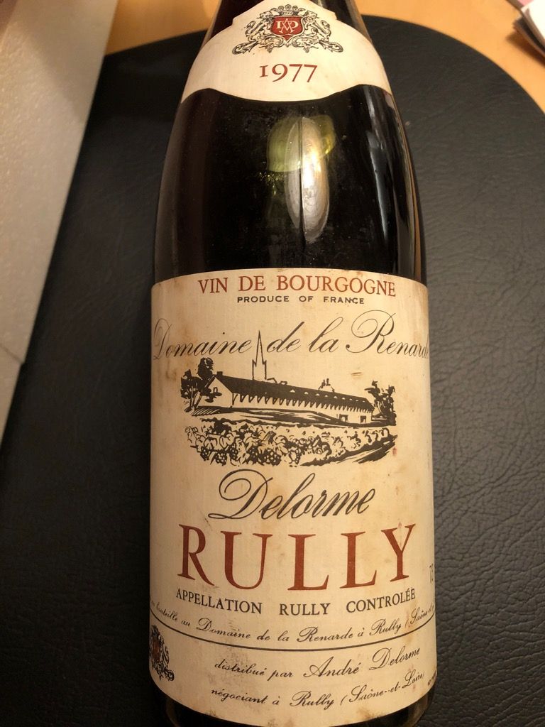 1976 André Delorme Rully, France, Burgundy, Côte Chalonnaise, Rully ...