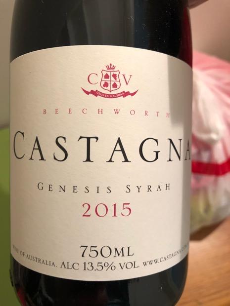 2015 Castagna Syrah Genesis, Australia, Victoria, North East ...
