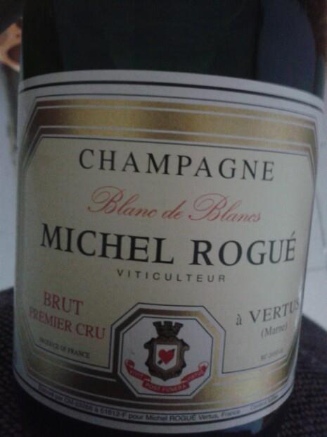 NV Michel Rogué Champagne Premier Cru Blanc de Blancs Brut Vertus ...