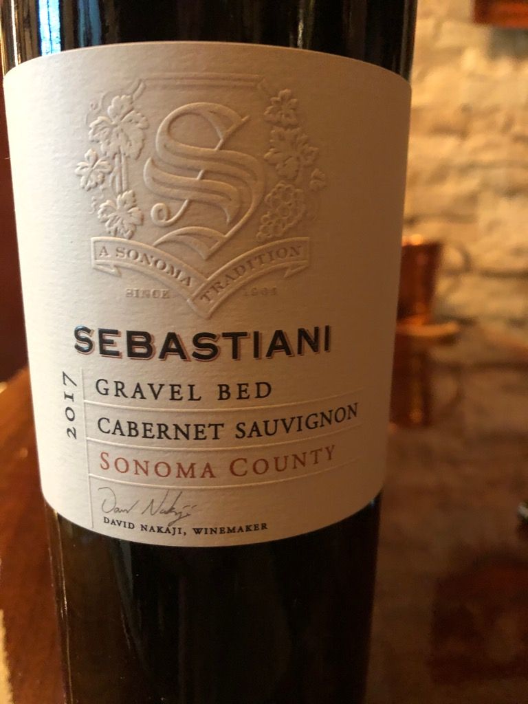 2017 Sebastiani Vineyards & Winery Cabernet Sauvignon Gravel Bed, USA ...
