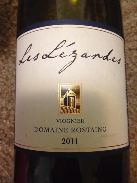 2012 Rene Rostaing Viognier Les Lézardes, France, Rhône, Northern Rhône ...