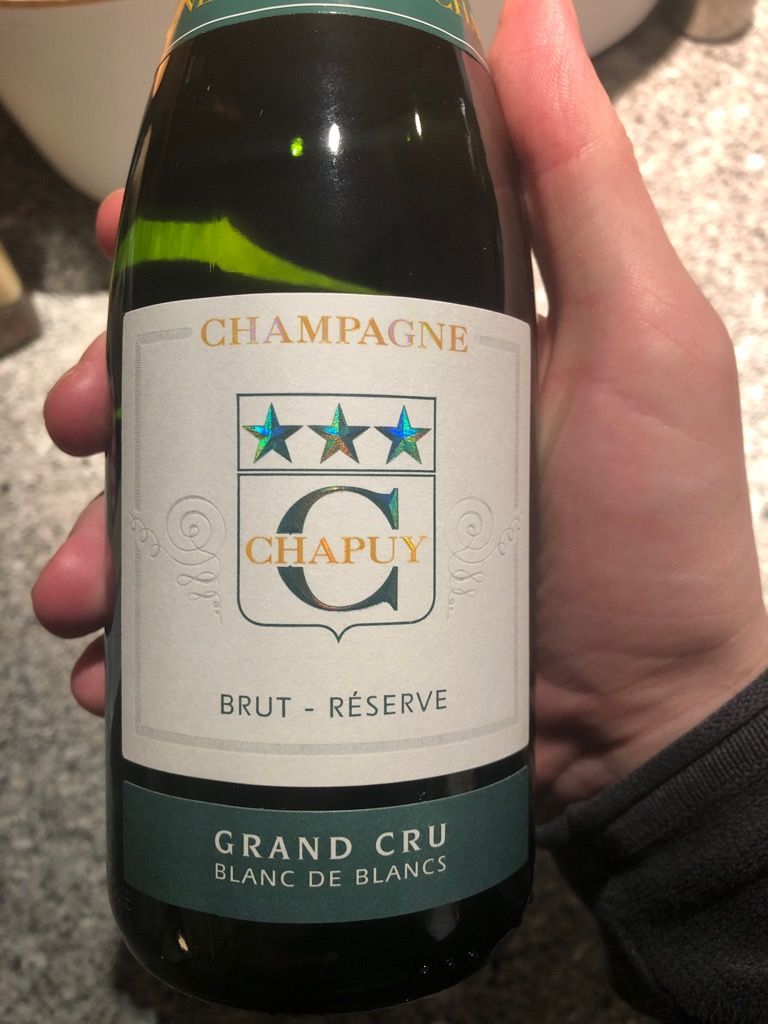 2022 Champagne Chapuy Champagne Grand Cru Blanc de Blancs Réserve Brut ...