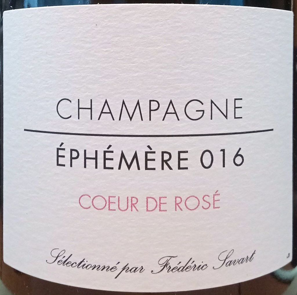 NV Frédéric Savart / Drémont Père & Fils Champagne Ephémère 016 Coeur ...