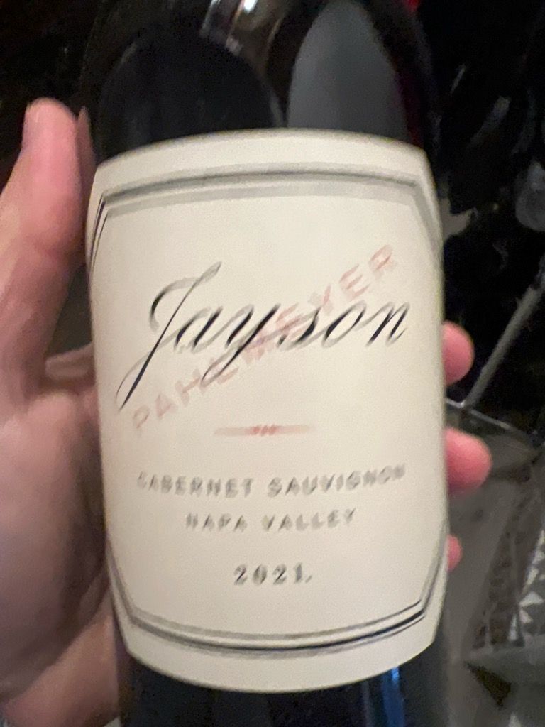 2023 Pahlmeyer Cabernet Sauvignon Jayson Napa Valley, USA, California, Napa Valley - CellarTracker