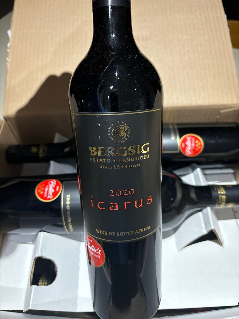2020 Bergsig Estate Icarus Red, South Africa, Breede River Valley ...