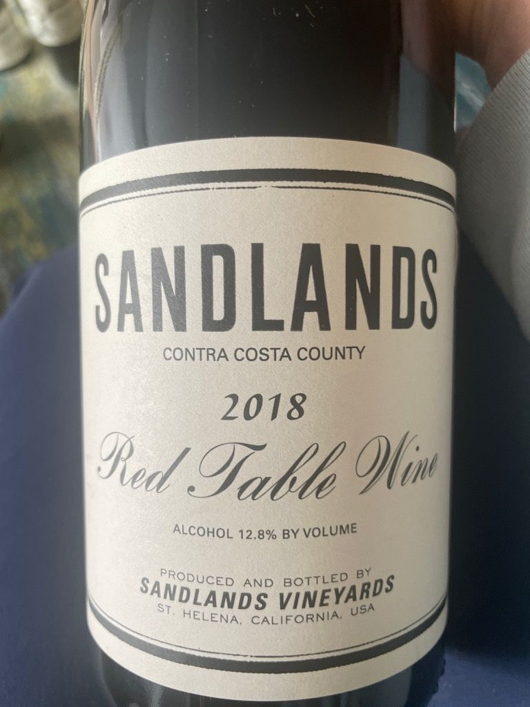 2018 Sandlands Red Table Wine California, USA, California - CellarTracker