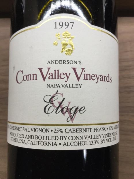 1997 Anderson's Conn Valley Vineyards Éloge, USA, California, Napa ...