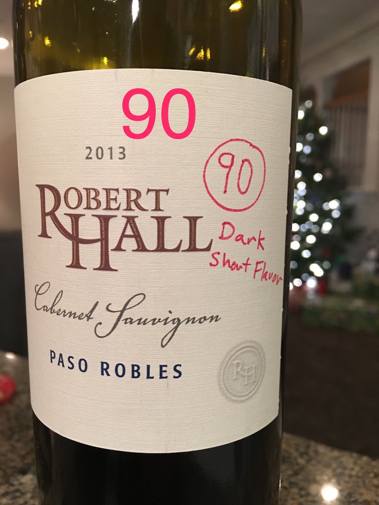 2013 Robert Hall Cabernet Sauvignon, USA, California, Central Coast ...