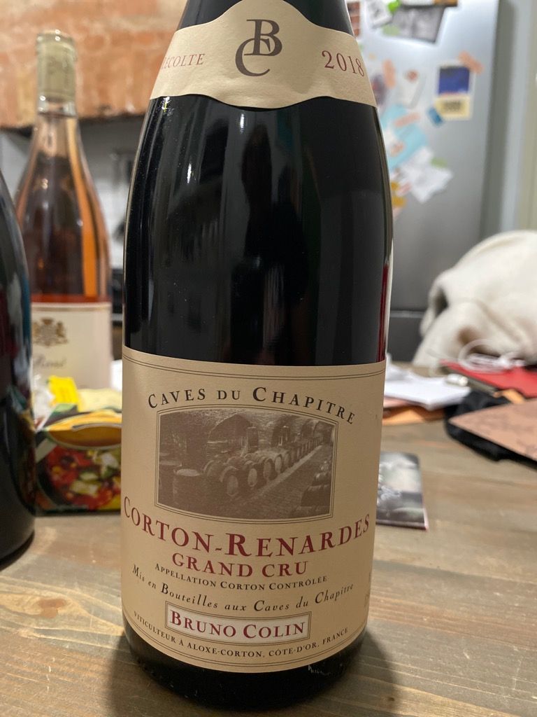 2019 Bruno Colin Corton-Renardes, France, Burgundy, Côte de Beaune ...