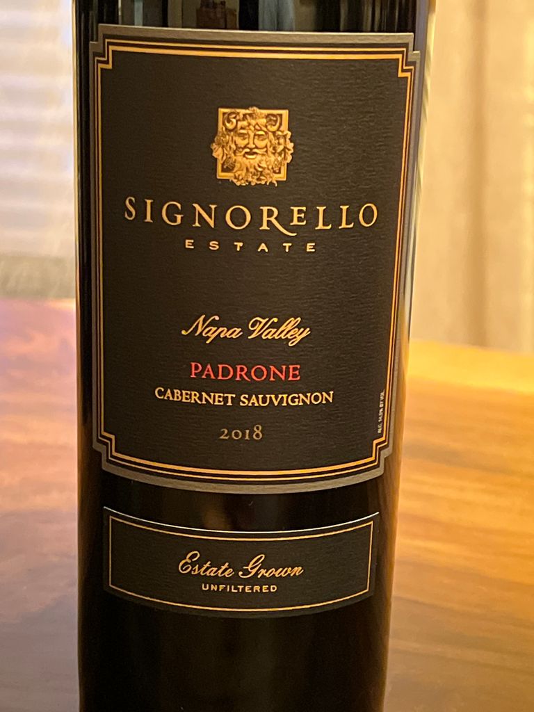2018 Signorello Estate Padrone, USA, California, Napa Valley ...