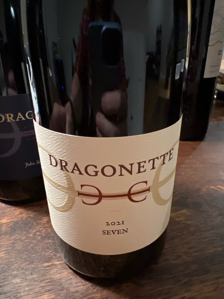 2021 Dragonette Cellars Syrah Seven, USA, California, Central Coast ...