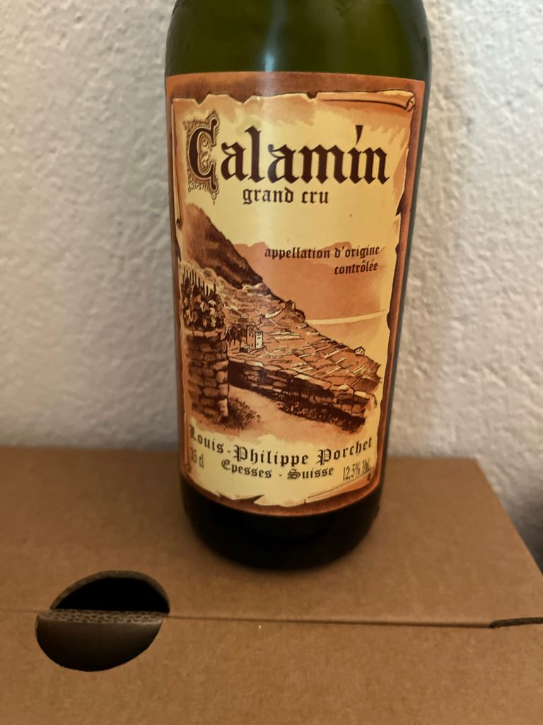 2022 Louis-Philippe Porchet-Fonjallaz Calamin Grand Cru, Switzerland ...