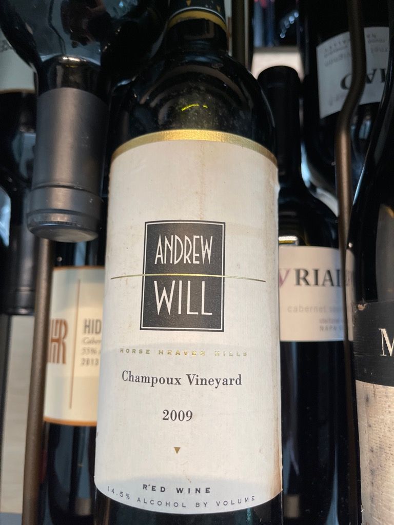 2009 Andrew Will Cabernet Sauvignon Champoux Vineyard, USA, Washington ...