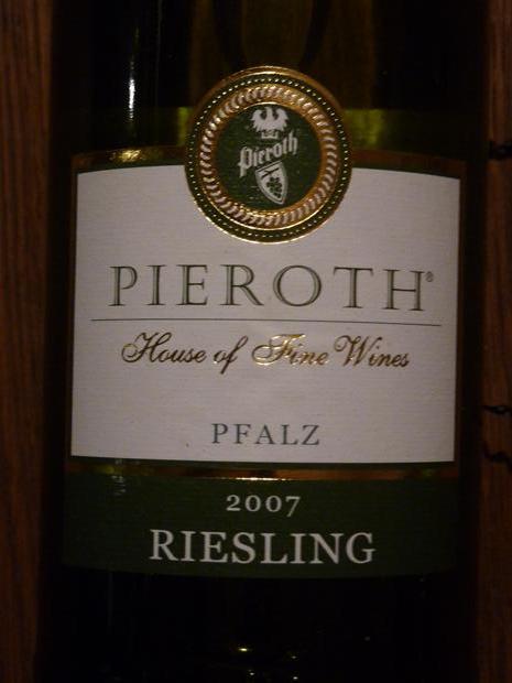 2007 Ferdinand Pieroth Riesling, Germany, Pfalz - CellarTracker