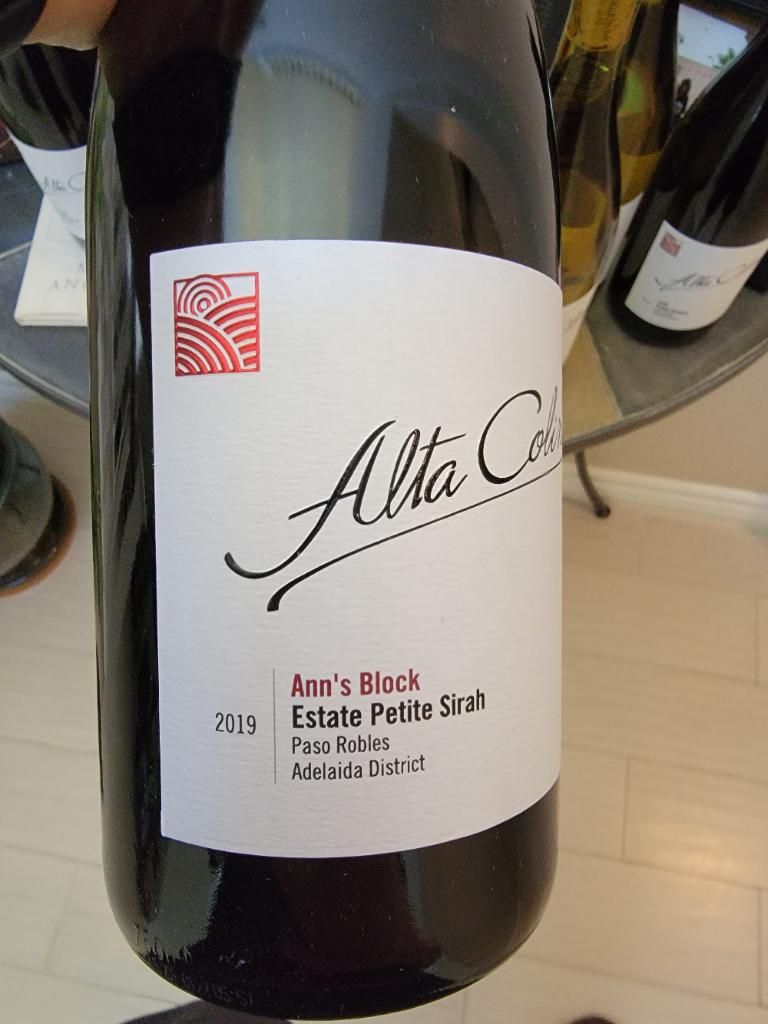 2019 Alta Colina Petite Sirah Ann's Block, USA, California, Central ...