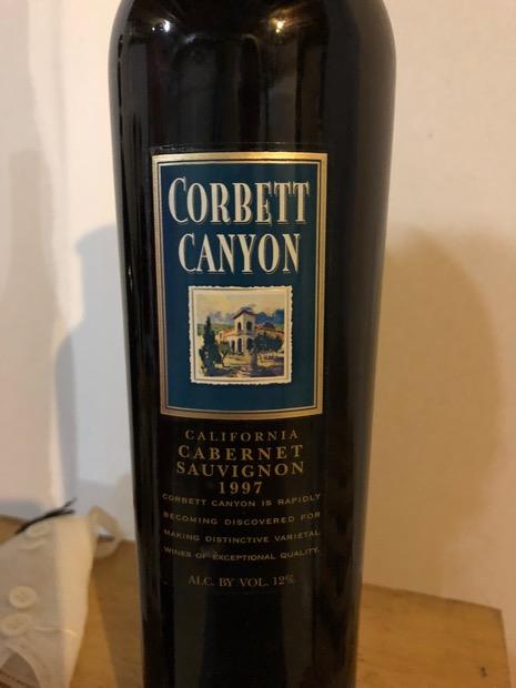 1995 Corbett Canyon Cabernet Sauvignon, USA, California - CellarTracker