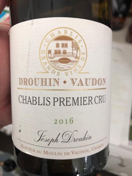2016 Joseph Drouhin / Drouhin-Vaudon Chablis 1er Cru, France, Burgundy ...