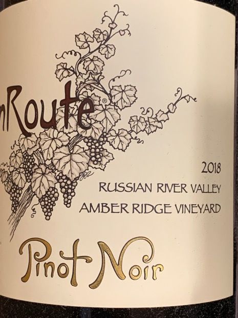 2018 EnRoute Pinot Noir Amber Ridge Vineyard, USA, California, Sonoma ...
