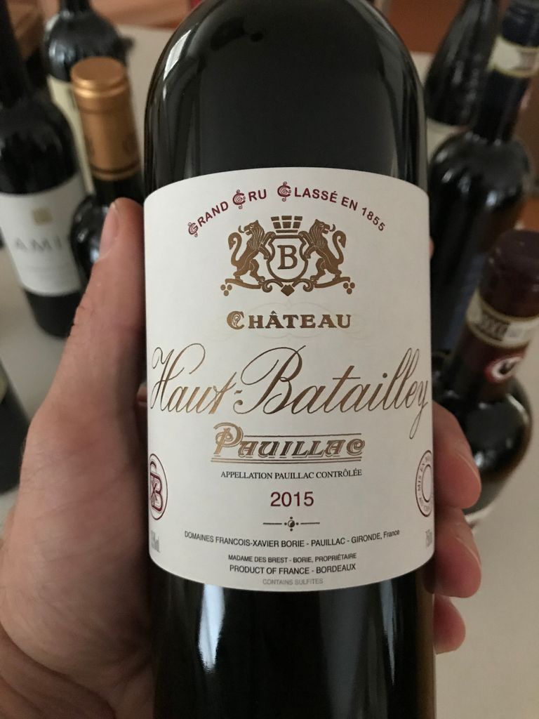 2015 Château Haut-Batailley, France, Bordeaux, Médoc, Pauillac ...