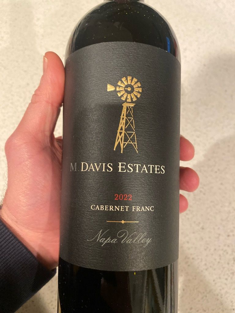 2022 Davis Estates Cabernet Franc, USA, California, Napa Valley ...