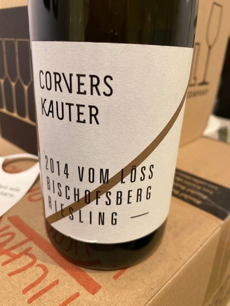 2014 Dr. Corvers-Kauter Rüdesheimer Bischofsberg Riesling vom Löß ...