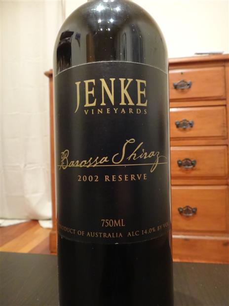 2004 Jenke Shiraz Reserve, Australia, South Australia, Barossa ...