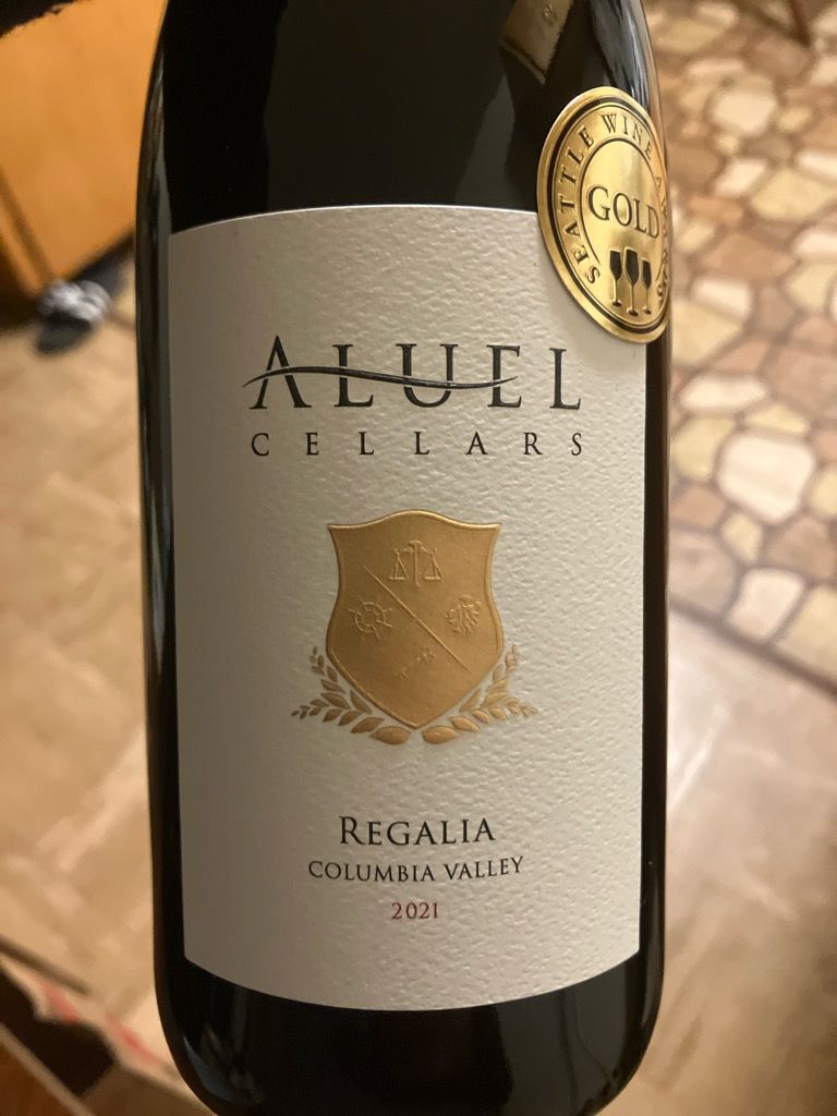 2020 Aluel Cellars Regalia, USA, Washington, Columbia Valley ...