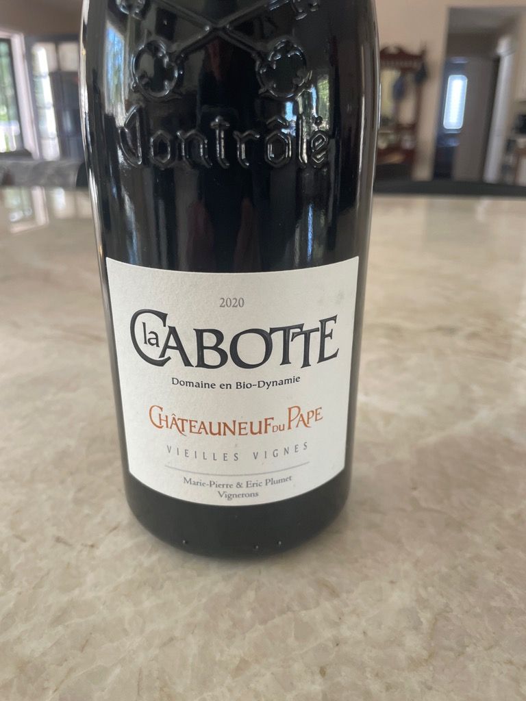 2022 La Cabotte Châteauneuf-du-Pape Vieilles Vignes, France, Rhône, Southern Rhône, Châteauneuf ...