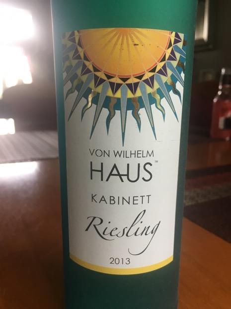 2004 von Wilhelm Haus Riesling Kabinett, Germany, Mosel Saar Ruwer ...