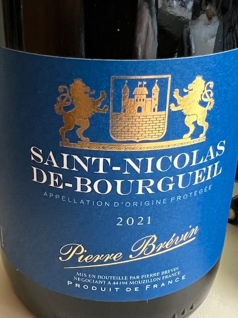 2021 Pierre Brevin Saint-Nicolas-de-Bourgueil, France, Loire Valley ...