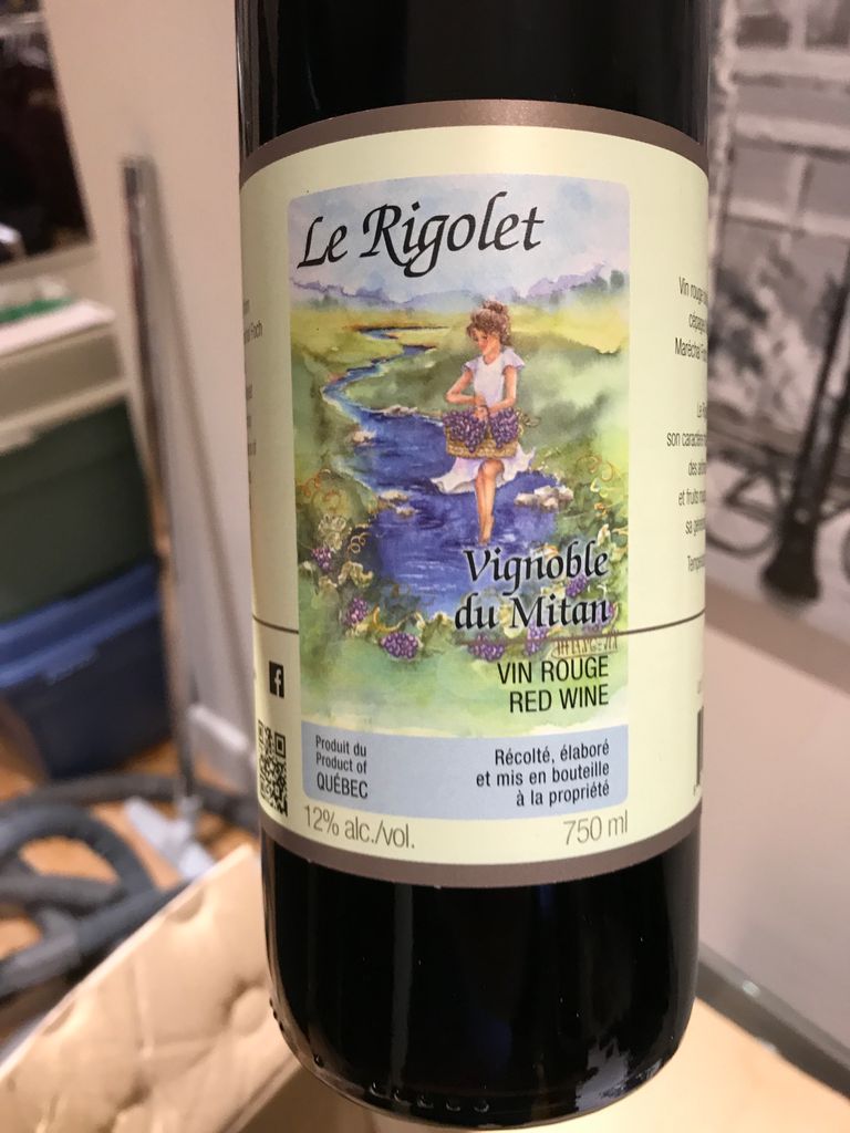 2019 Vignoble du Mitan Le Rigolet, Canada, Quebec - CellarTracker