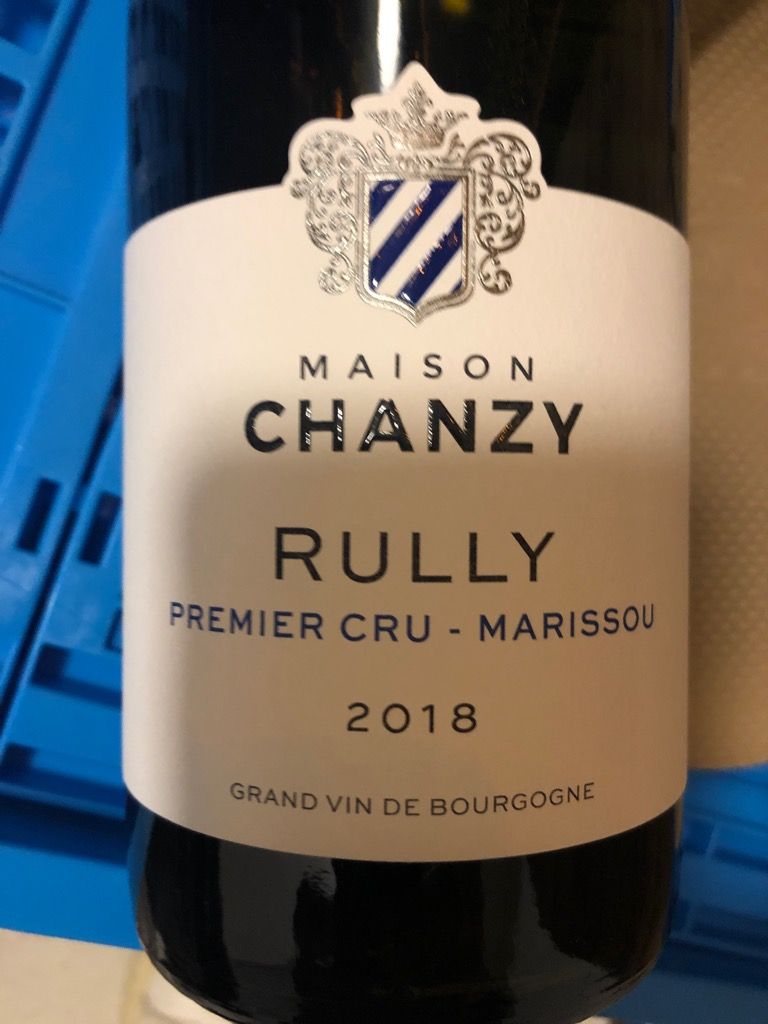 2019 Maison Chanzy Rully 1er Cru Clos de Bellecroix, France, Burgundy ...