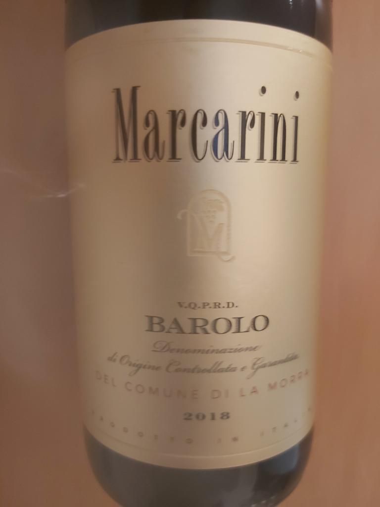 2018 Marcarini Barolo del comune di La Morra, Italy, Piedmont, Langhe ...