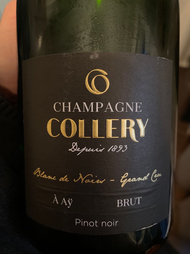NV Collery Champagne Grand Cru Blanc de Noirs Brut, France, Champagne ...