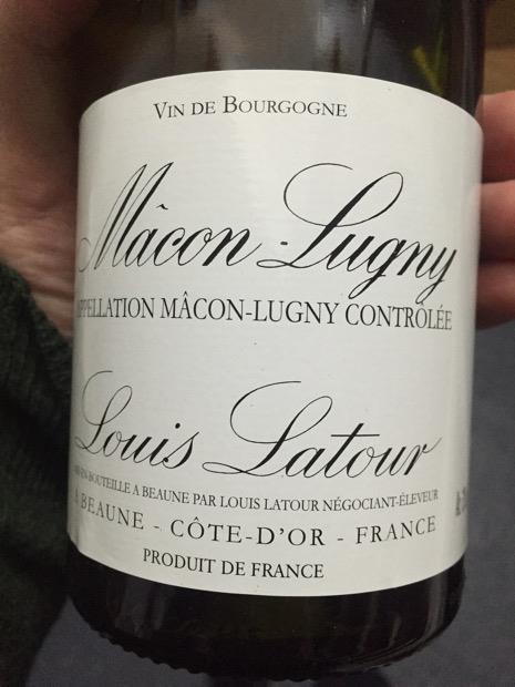 2013 Louis Latour Mâcon-Lugny, France, Burgundy, Mâconnais, Mâcon-Lugny ...