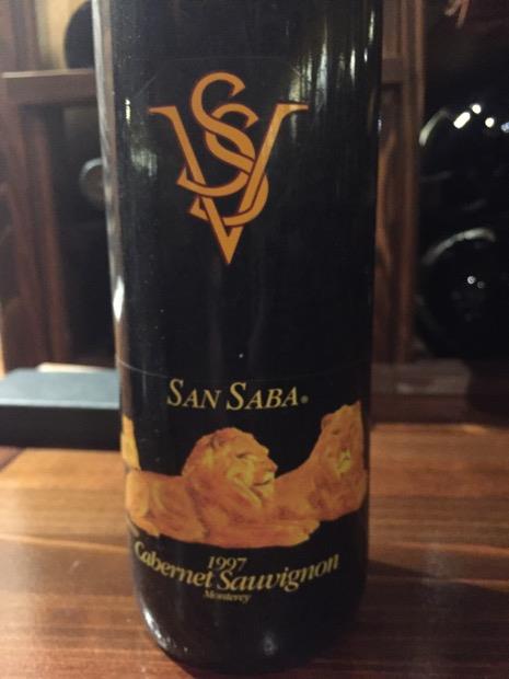 NV San Saba Vineyards Cabernet Sauvignon Monterey County, USA ...