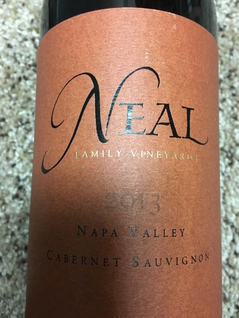 2014 Neal Family Vineyards Cabernet Sauvignon Rutherford Dust, USA ...