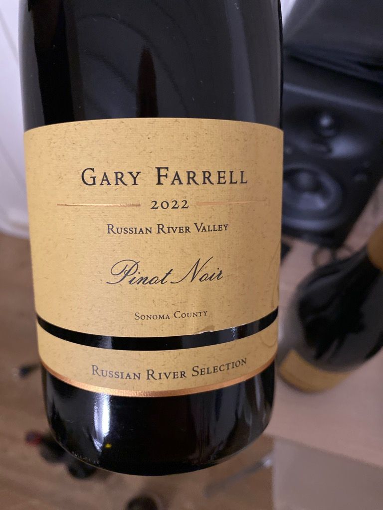 2022 Gary Farrell Pinot Noir Russian River Selection, USA, California ...