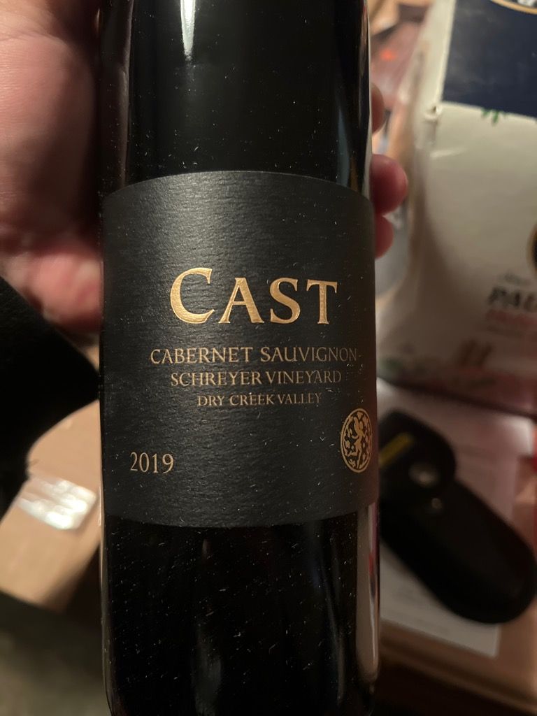 2019 Cast Wines Cabernet Sauvignon Schreyer Vineyard, USA, California ...