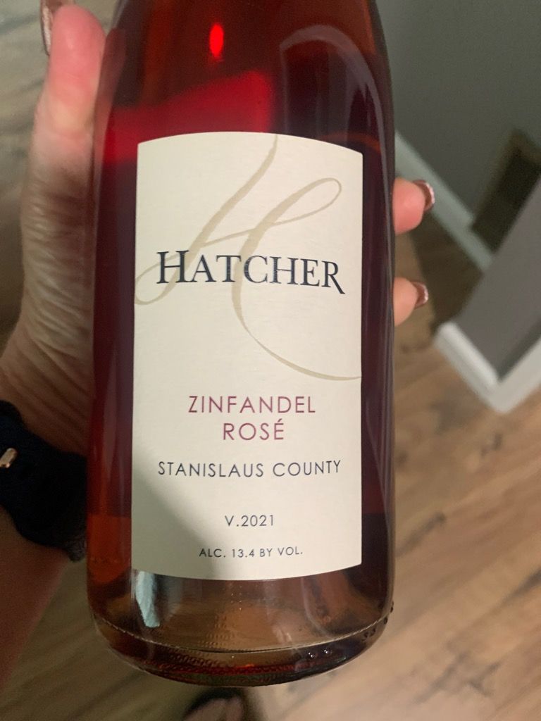 2023 Hatcher Winery Zinfandel Rosé Estate Vineyard, USA, California ...