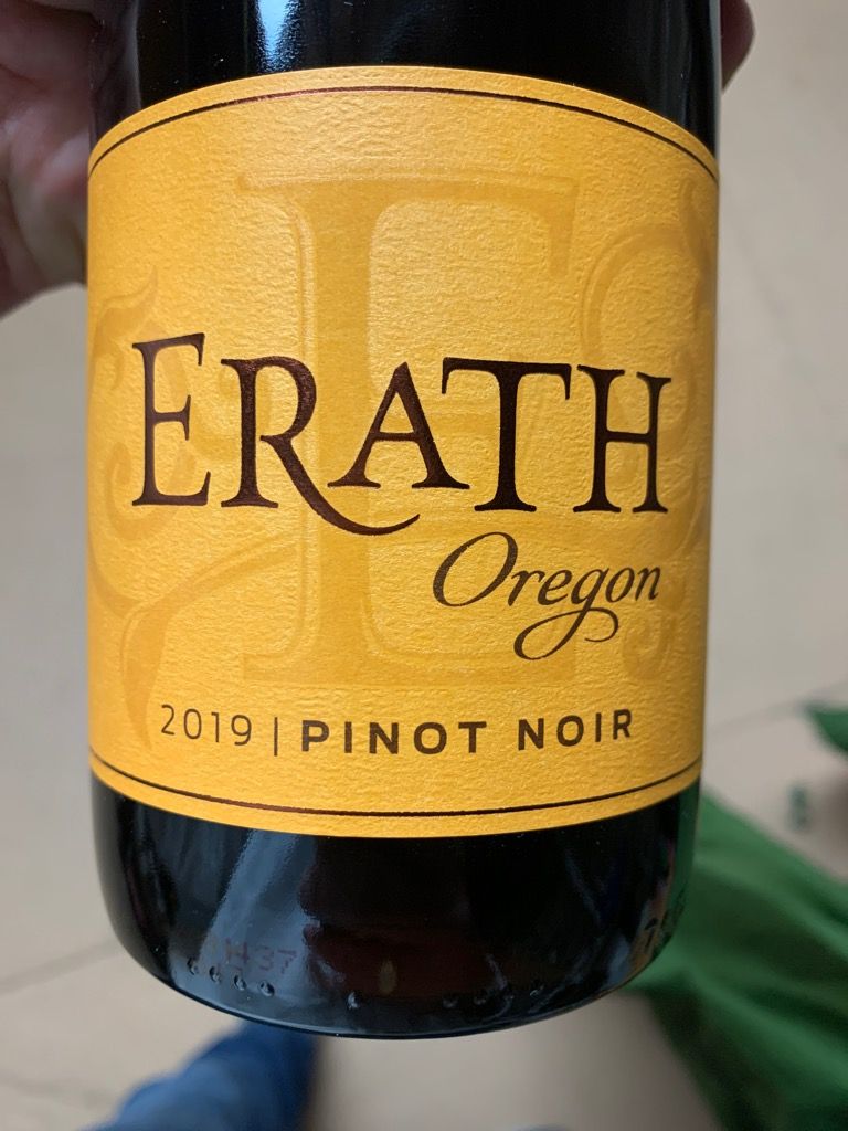 2019 Erath Pinot Noir Estate Selection Willamette Valley, USA, Oregon ...