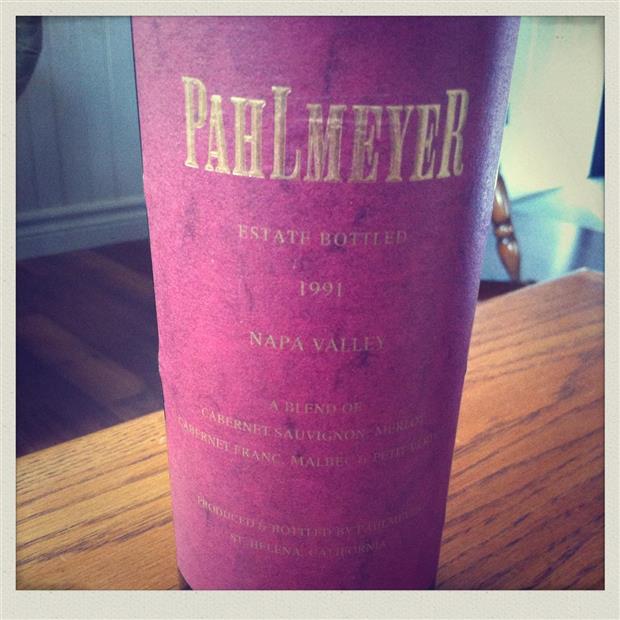 1991 Pahlmeyer Proprietary Red Caldwell Vineyard, USA, California, Napa ...