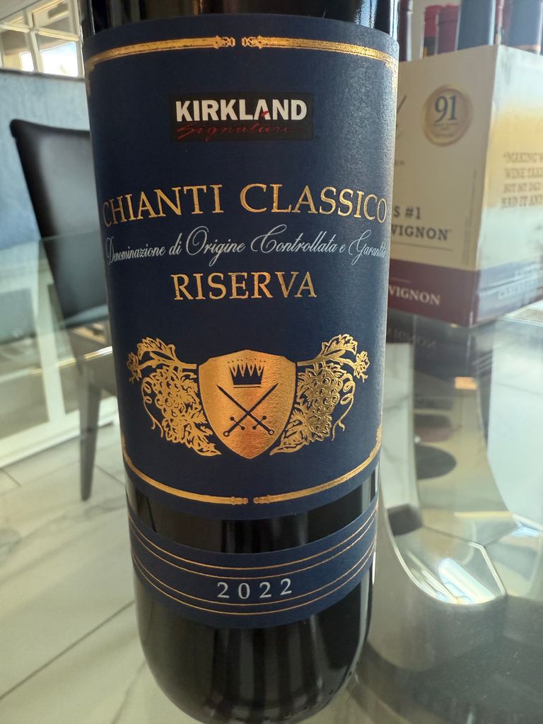2022 Kirkland Signature Chianti Classico Riserva, Italy, Tuscany ...