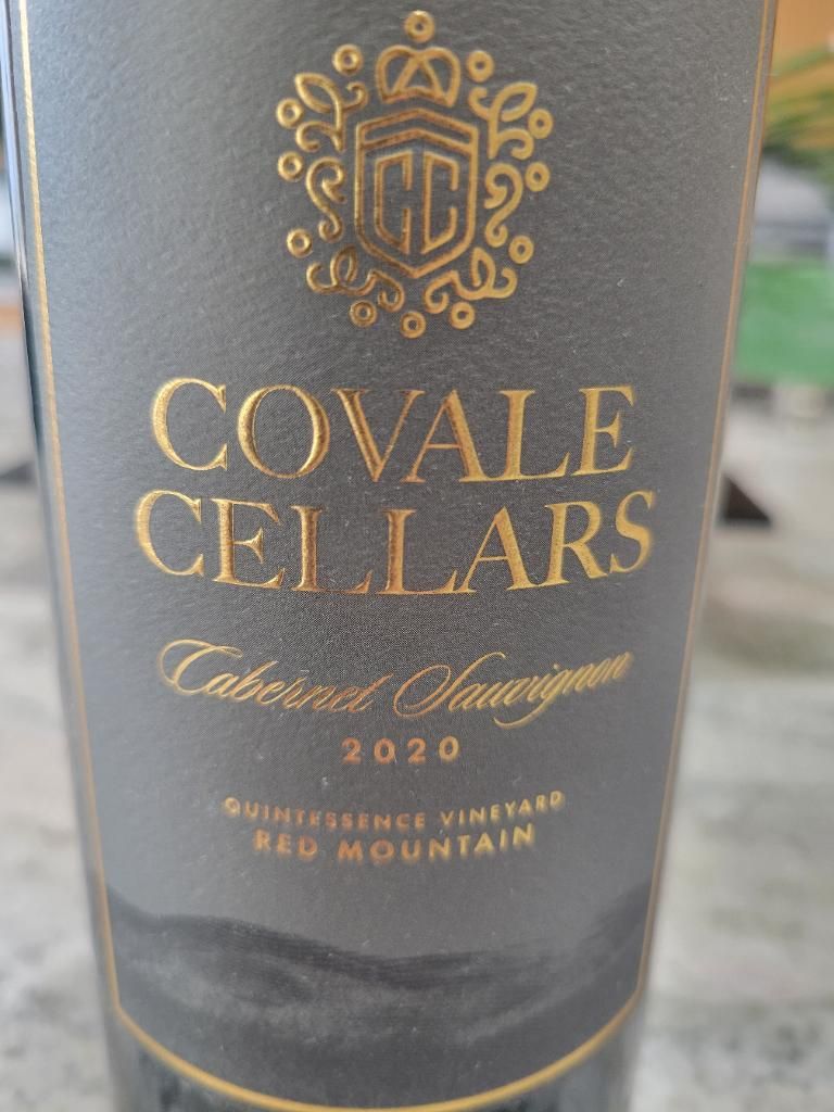 2020 Covale Cellars Cabernet Sauvignon Quintessence Vineyard, USA ...