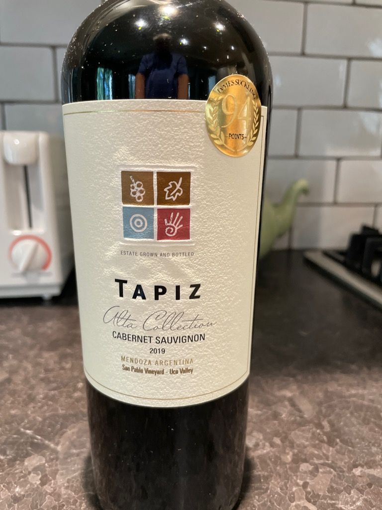 2020 Tapiz Cabernet Sauvignon Alta Collection, Argentina, Mendoza ...