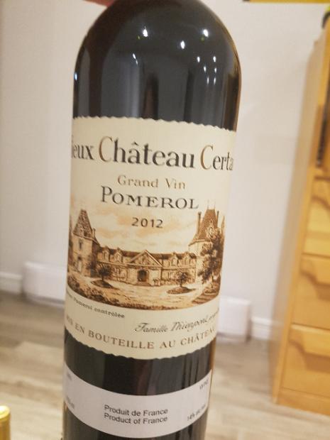 2012 Vieux Château Certan, France, Bordeaux, Libournais, Pomerol - CellarTracker