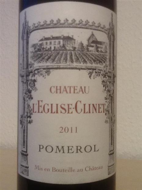 2011 Château L'Eglise-Clinet, France, Bordeaux, Libournais, Pomerol - CellarTracker