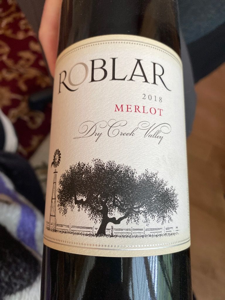 2017 Roblar Merlot, USA, California - CellarTracker