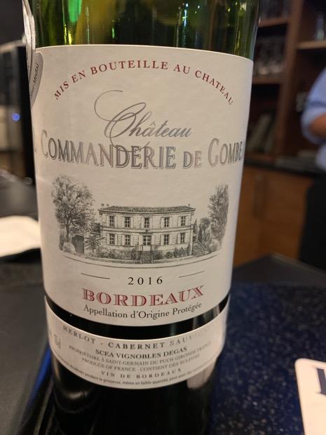 2015 Château la Commanderie de Gombeau, France, Bordeaux - CellarTracker