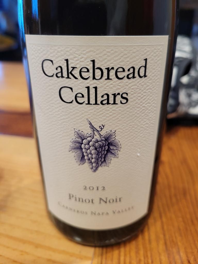 2012 Cakebread Cellars Pinot Noir Two Creeks Vineyard, USA, California ...